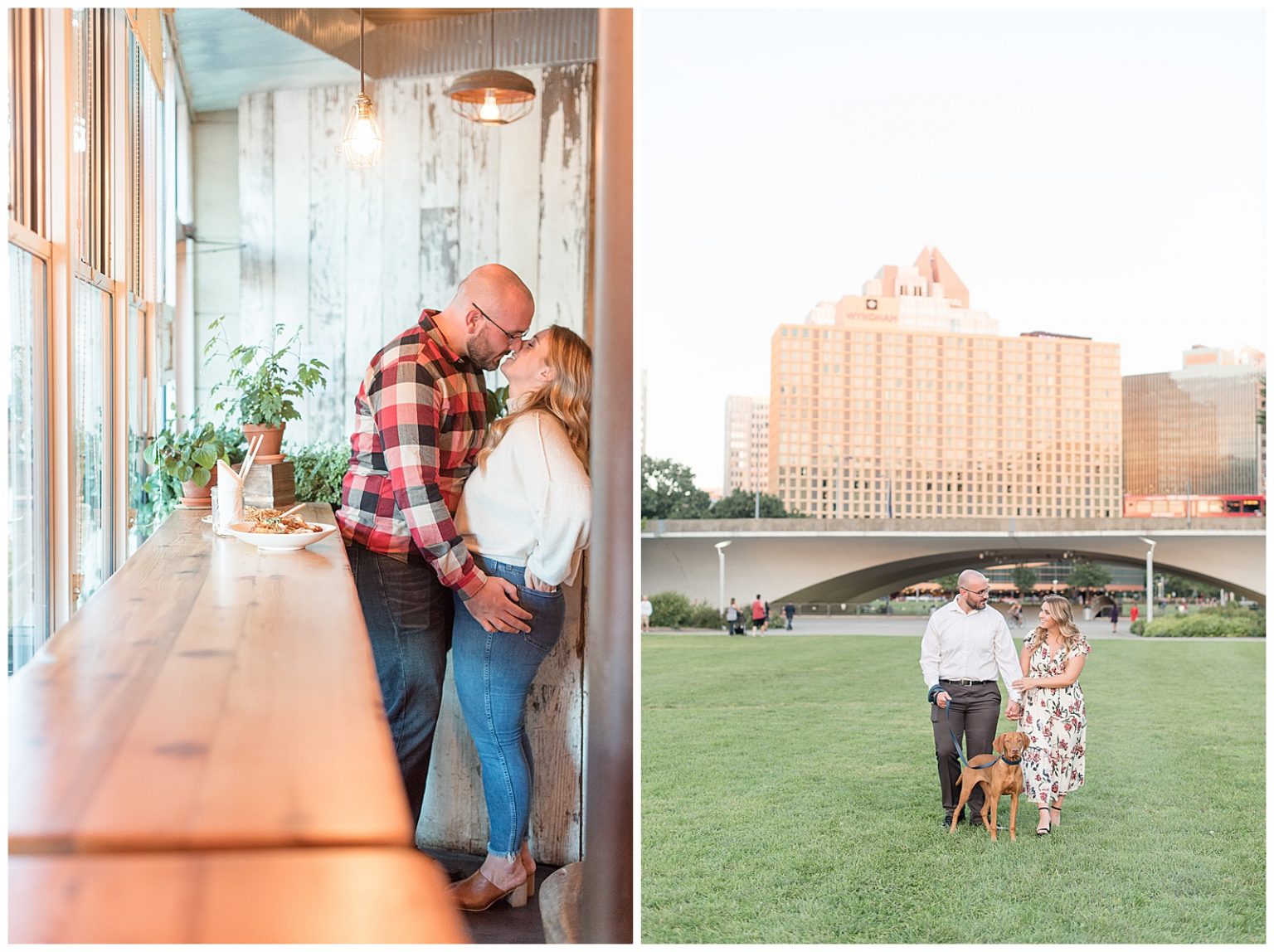 Downtown Pittsburgh Engagement Session - heathermariephoto.com
