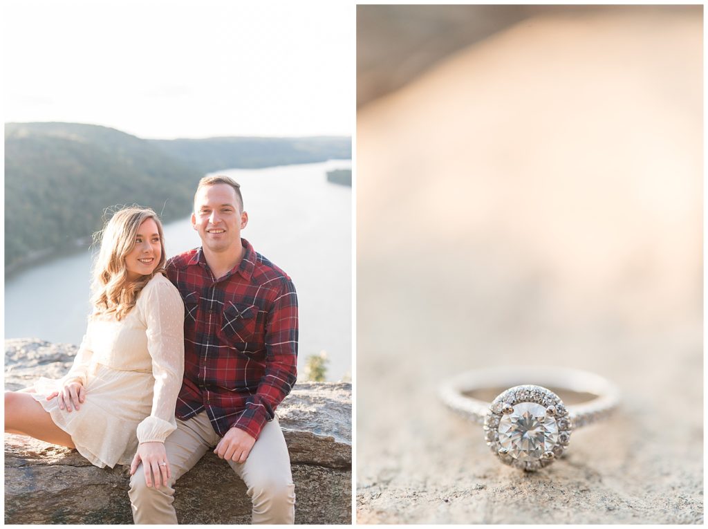 Fall Pinnacle Point Overlook Engagement Session