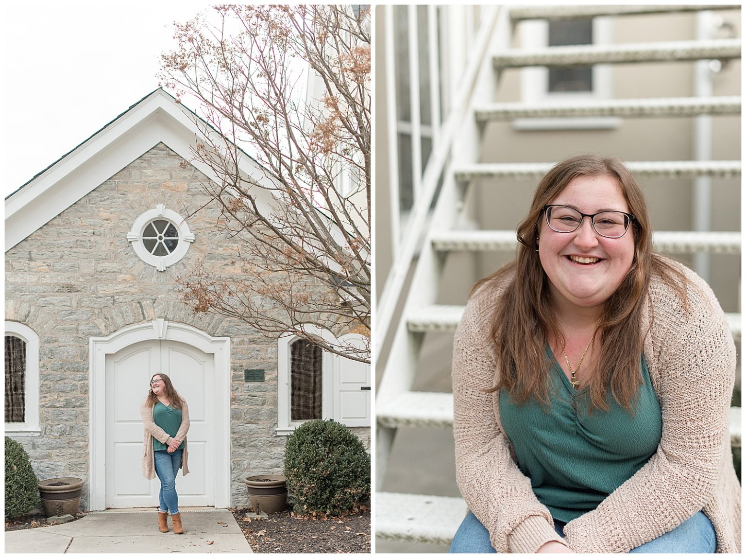 December Downtown Lititz Senior Session - heathermariephoto.com