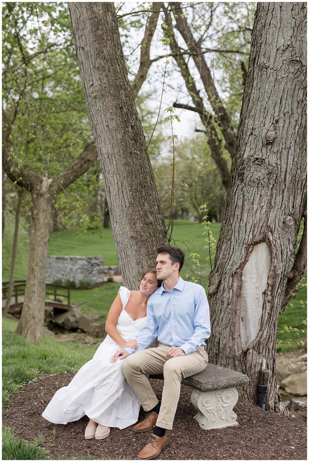 Floral Historic Ashland Engagement Session