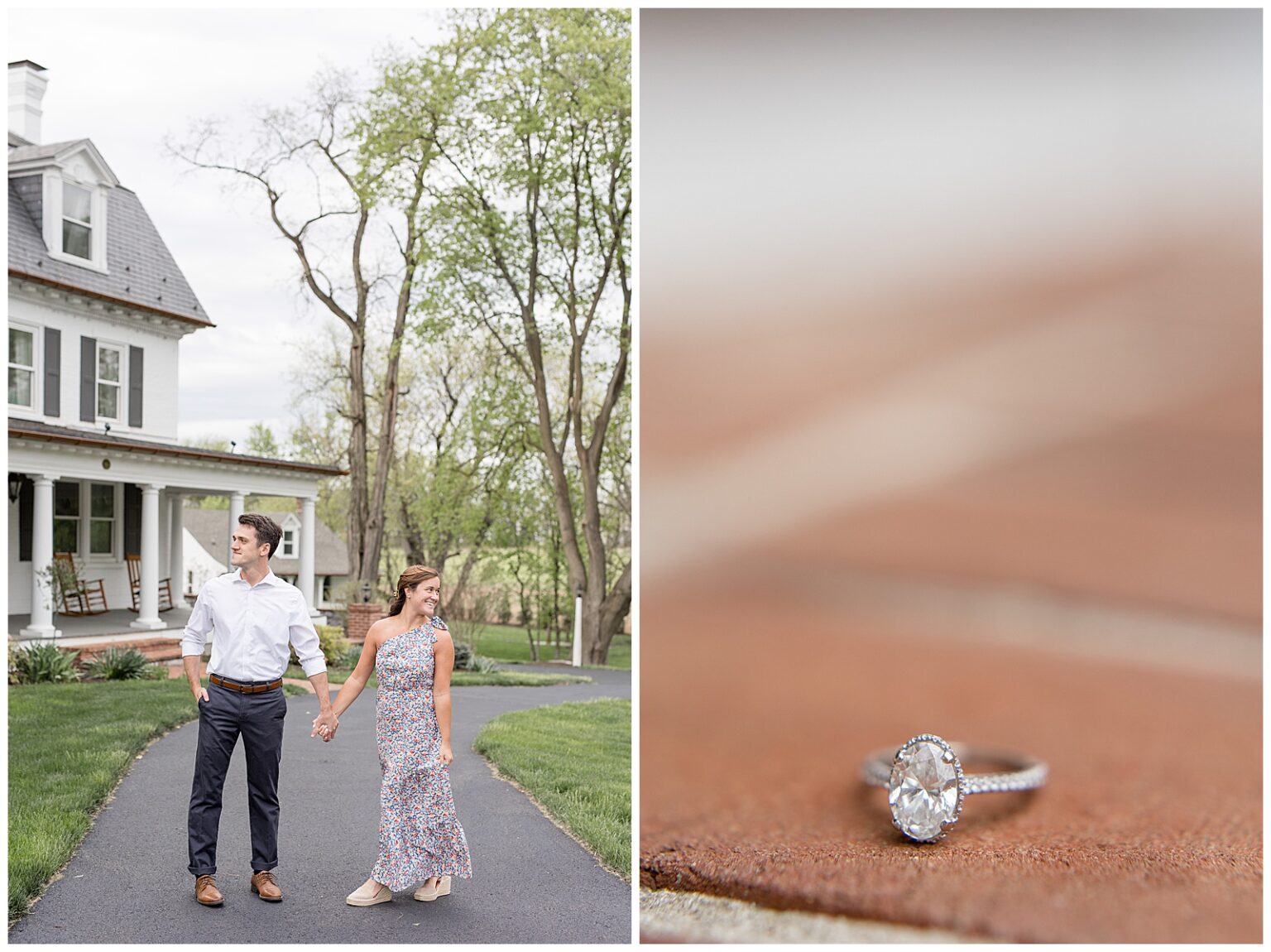 Floral Historic Ashland Engagement Session