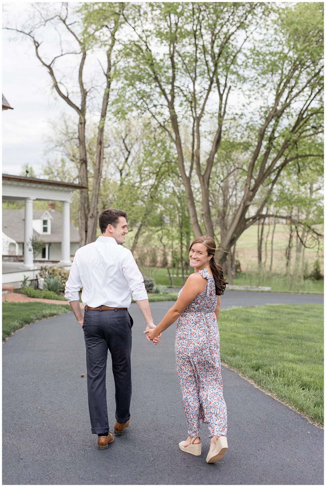 Floral Historic Ashland Engagement Session
