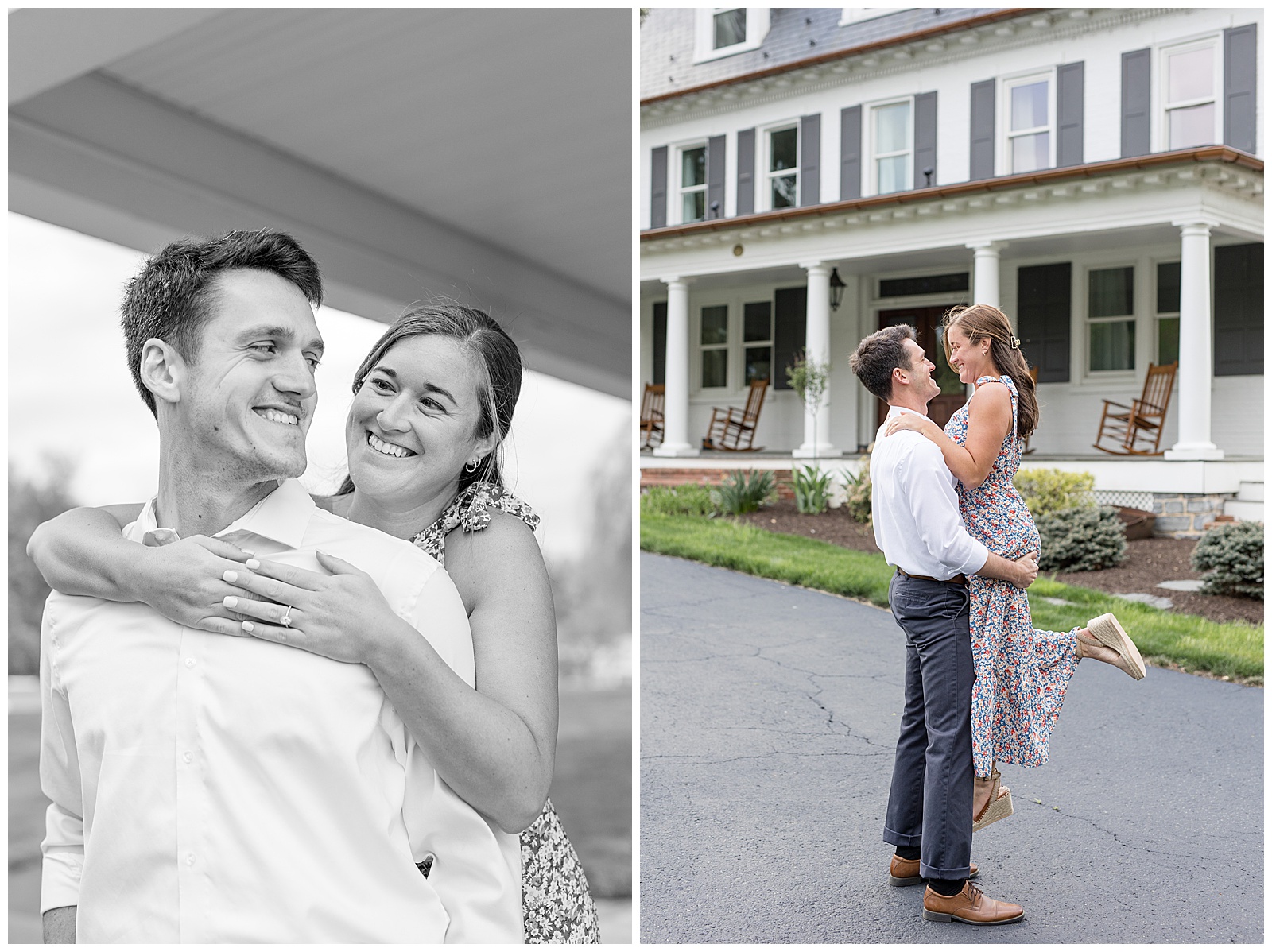 Floral Historic Ashland Engagement Session
