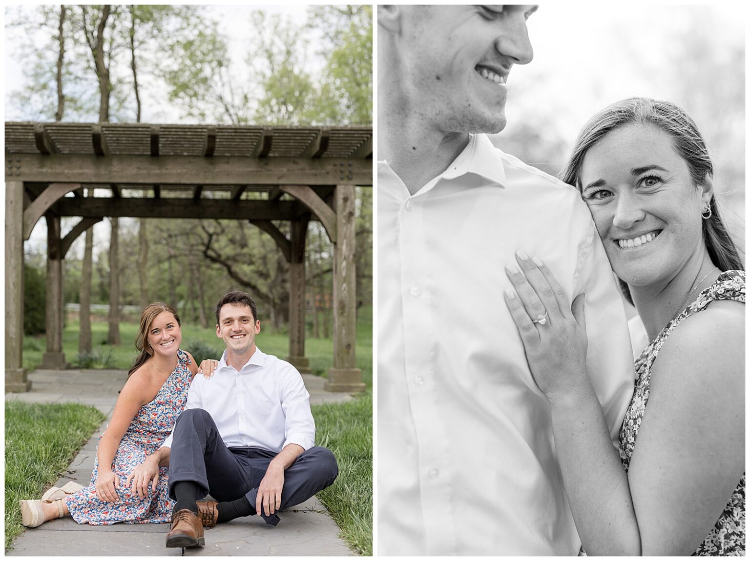 Floral Historic Ashland Engagement Session