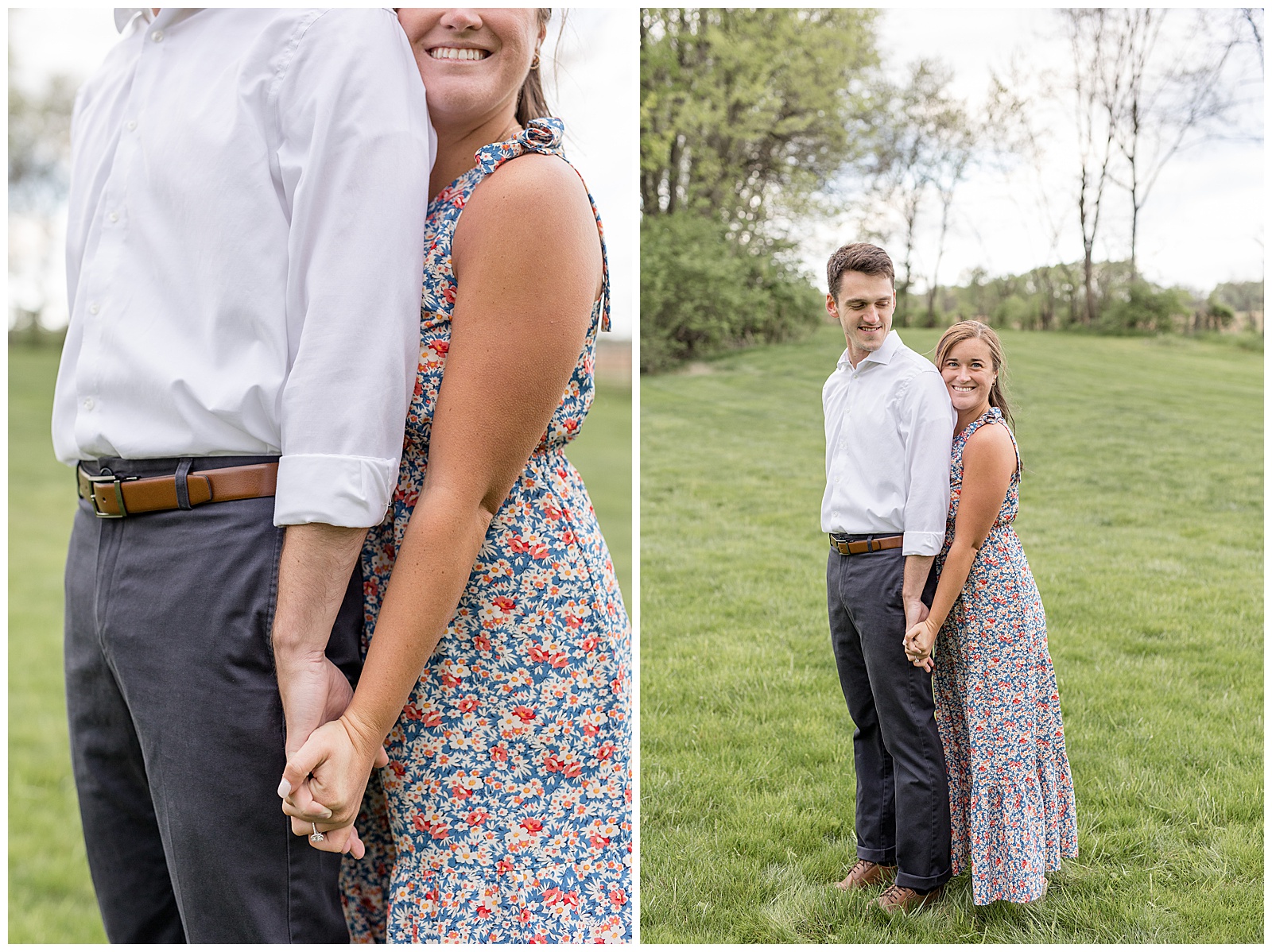 Floral Historic Ashland Engagement Session