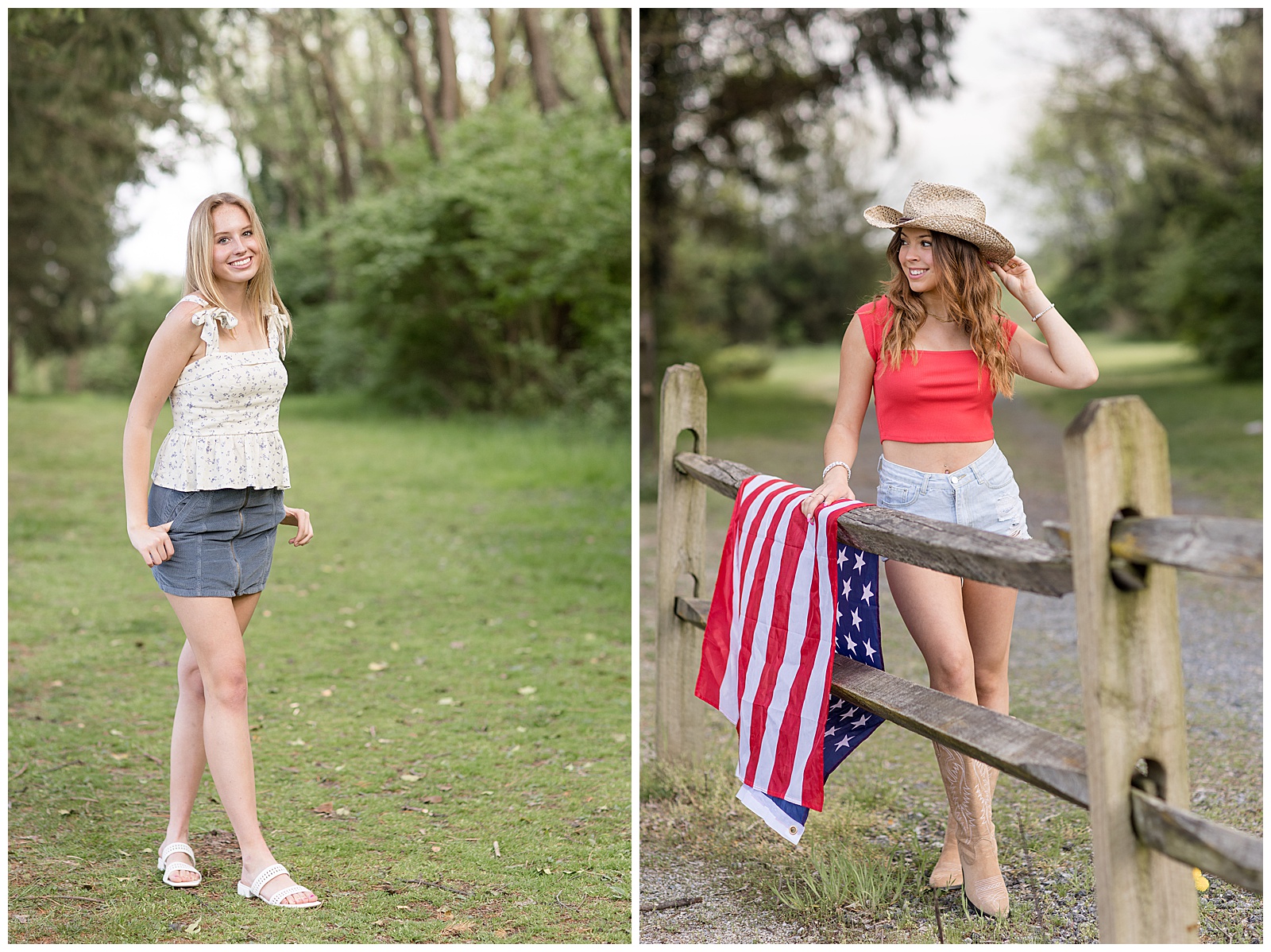Patriotic Spring Spokesmodel Team Shoot