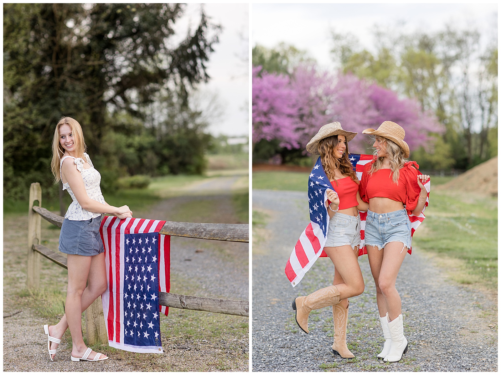 Patriotic Spring Spokesmodel Team Shoot