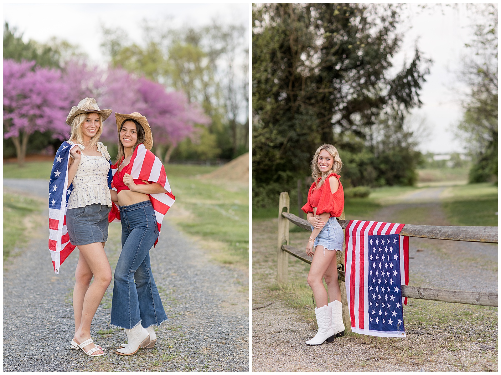 Patriotic Spring Spokesmodel Team Shoot