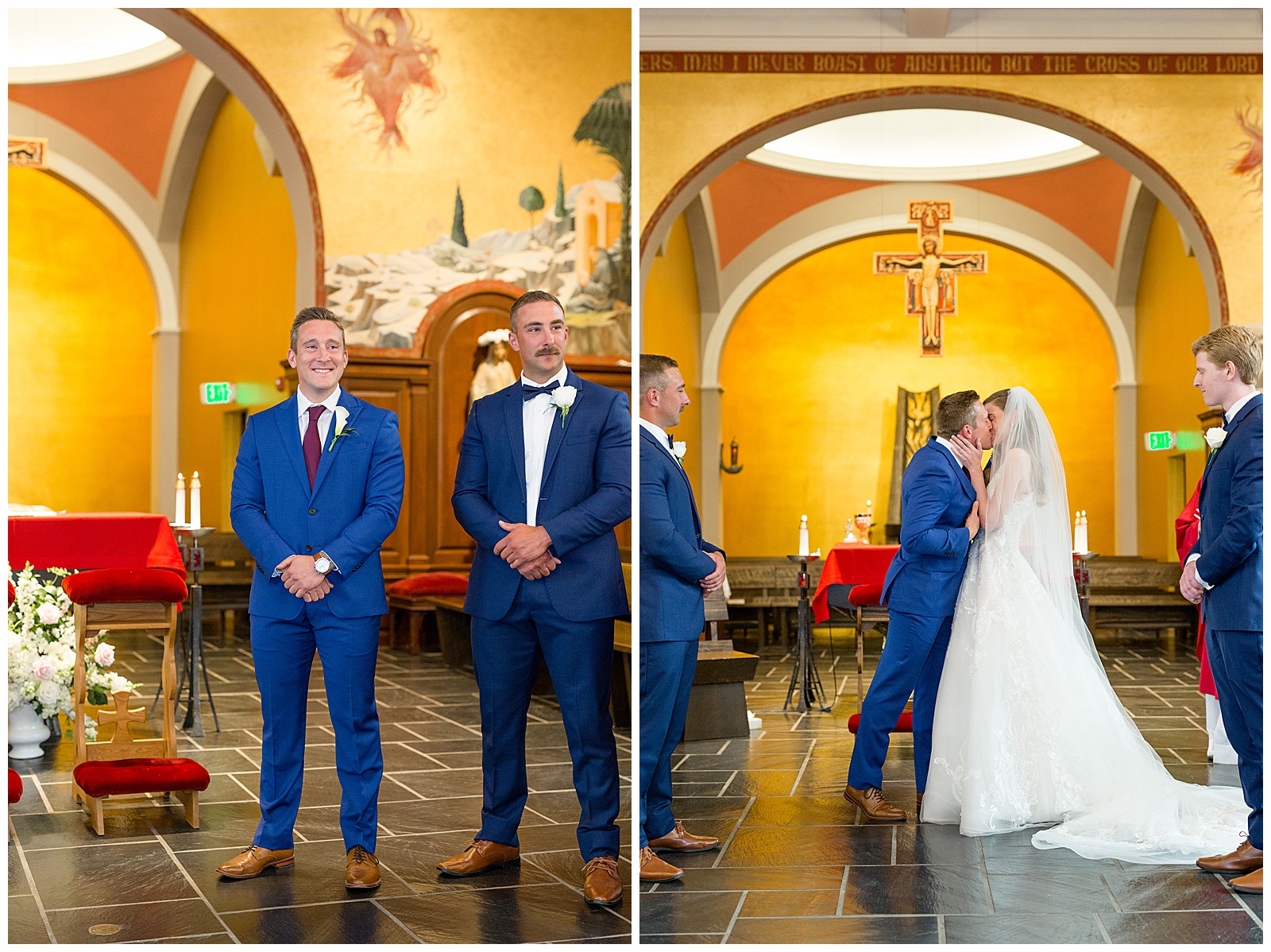 Shrine of Saint Anthony Spring Wedding - heathermariephoto.com