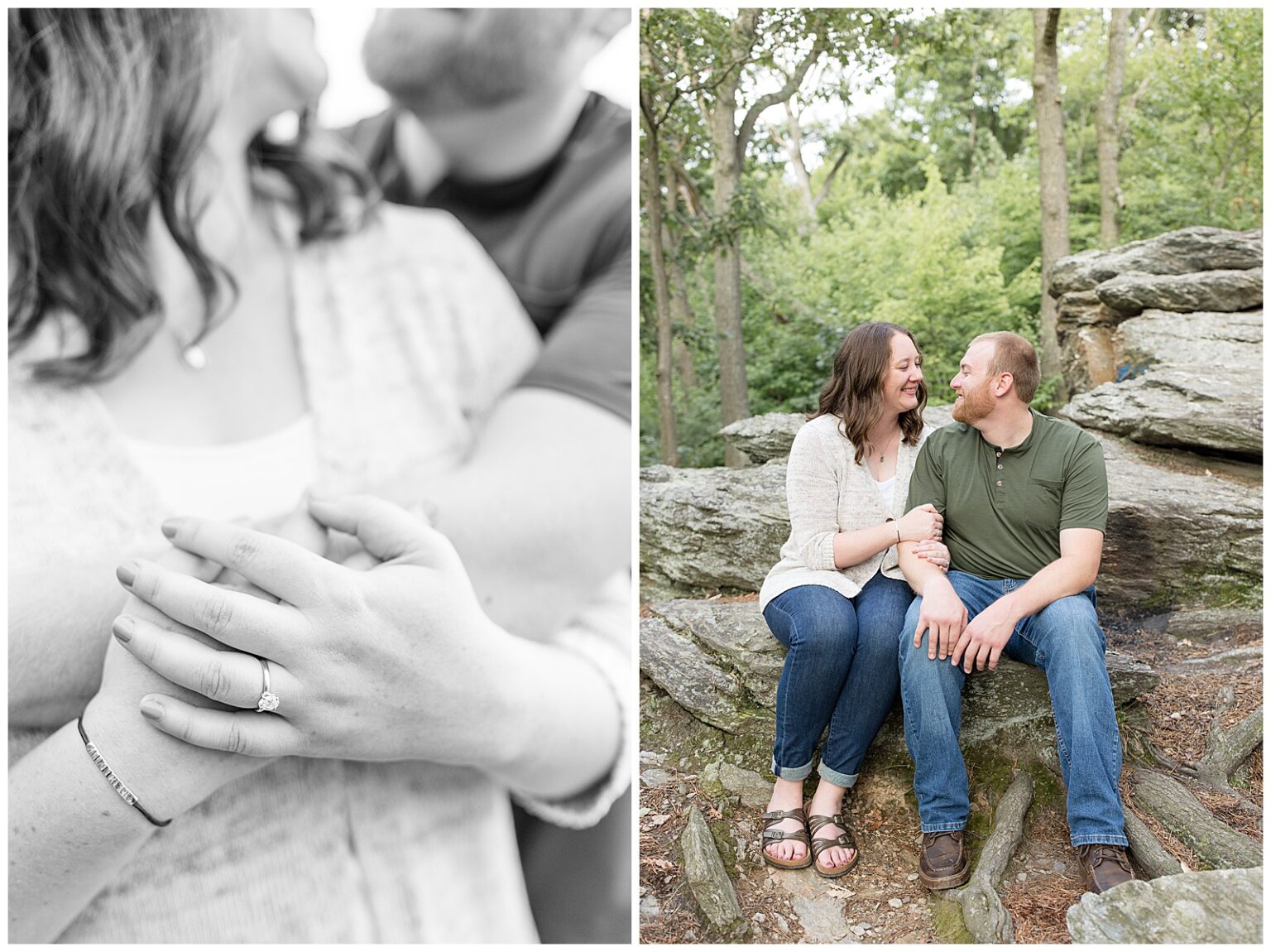 Joyful Pinnacle Overlook Engagement Session