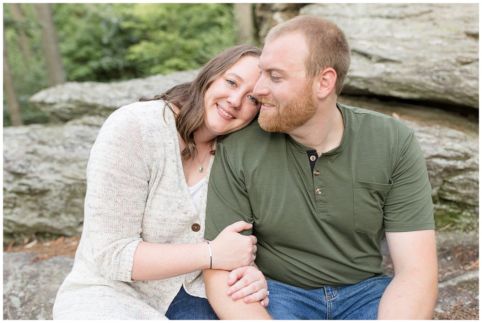Joyful Pinnacle Overlook Engagement Session