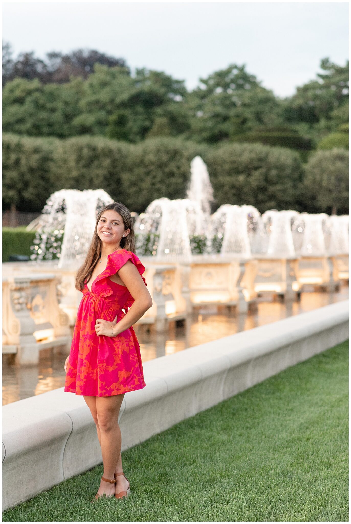 Longwood Gardens Summer Senior Session