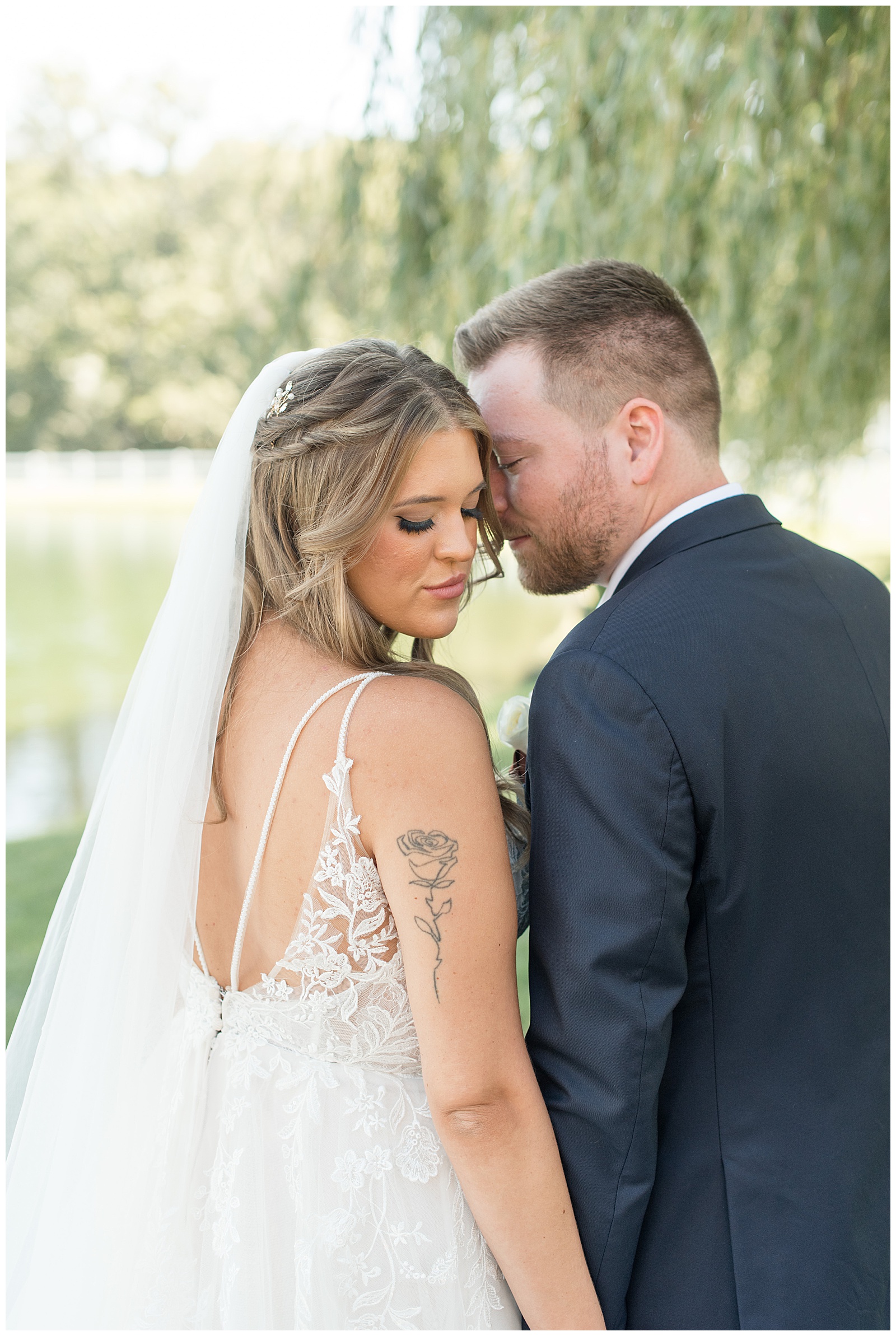 Dreamy Pond View Farm Wedding - heathermariephoto.com