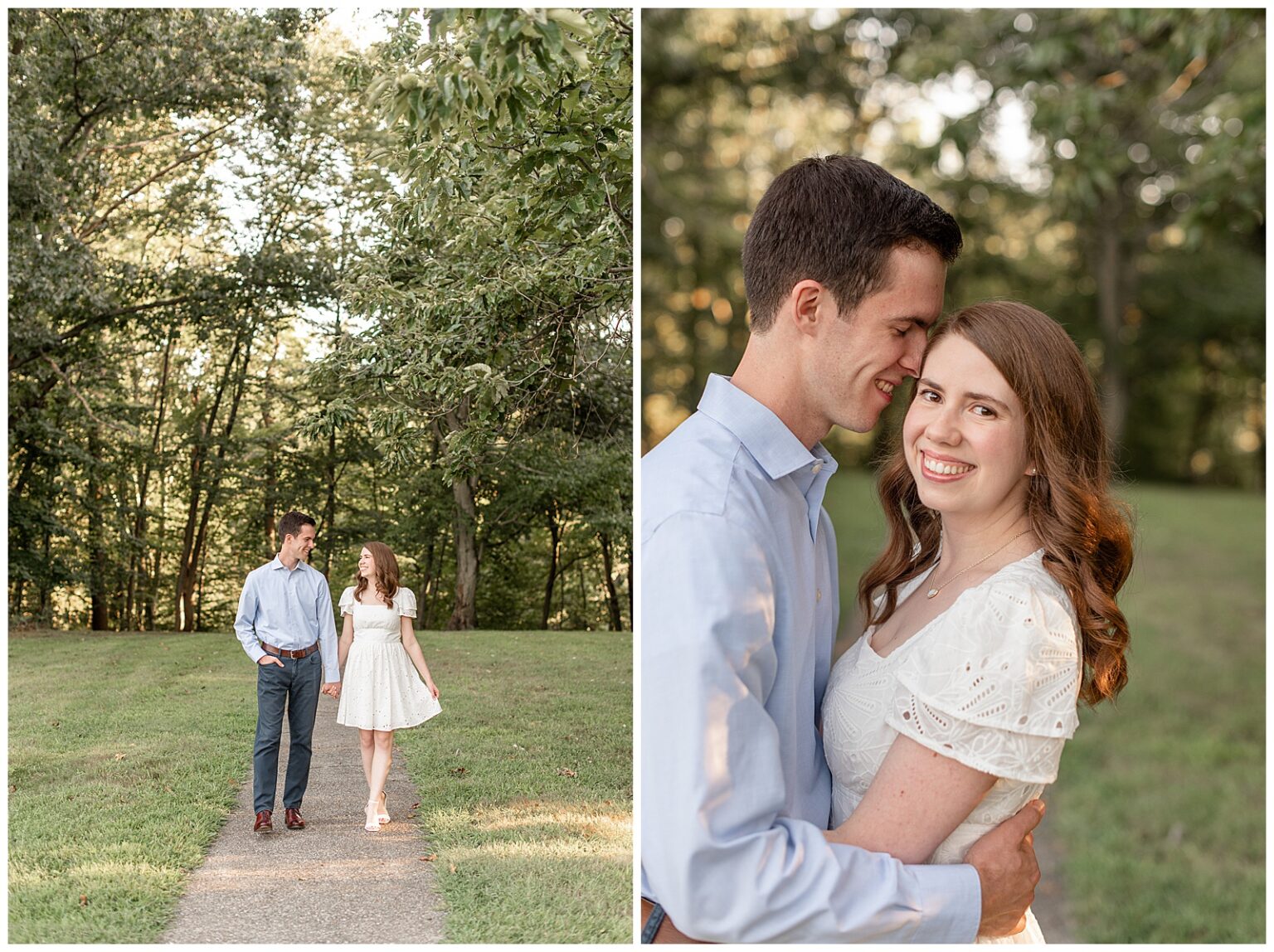 Whimsical Valley Garden Park Engagement Session - heathermariephoto.com