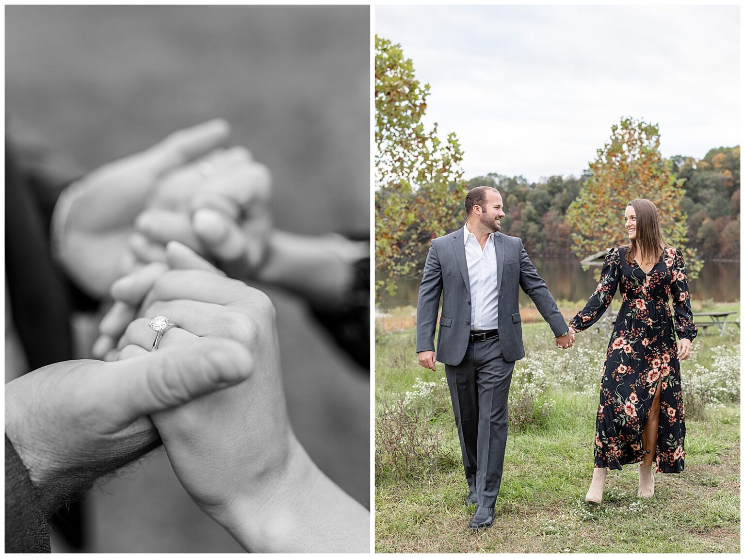 Lake Redman Fall Engagement Session - heathermariephoto.com