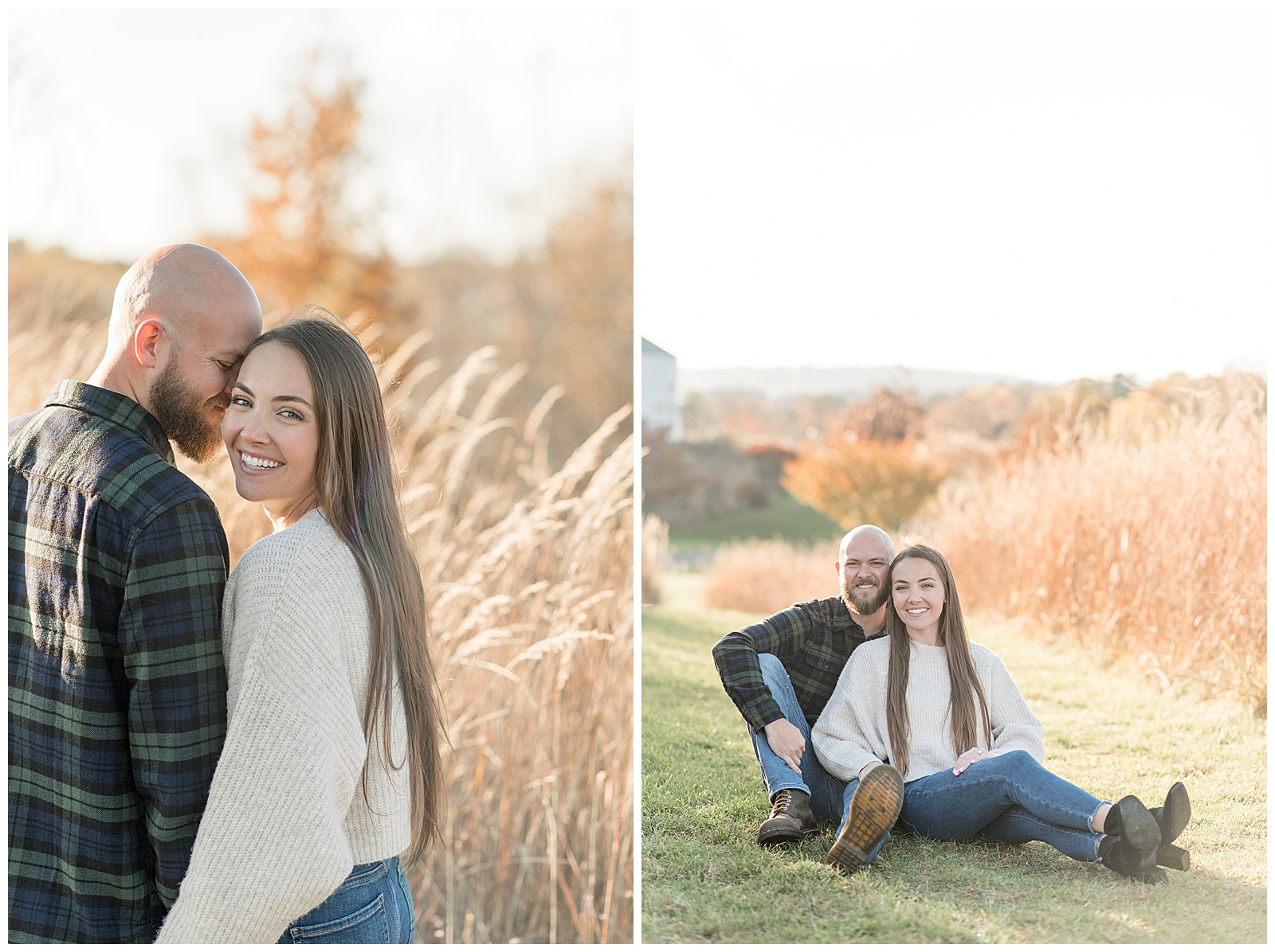 Fall Foliage Engagement Session - heathermariephoto.com