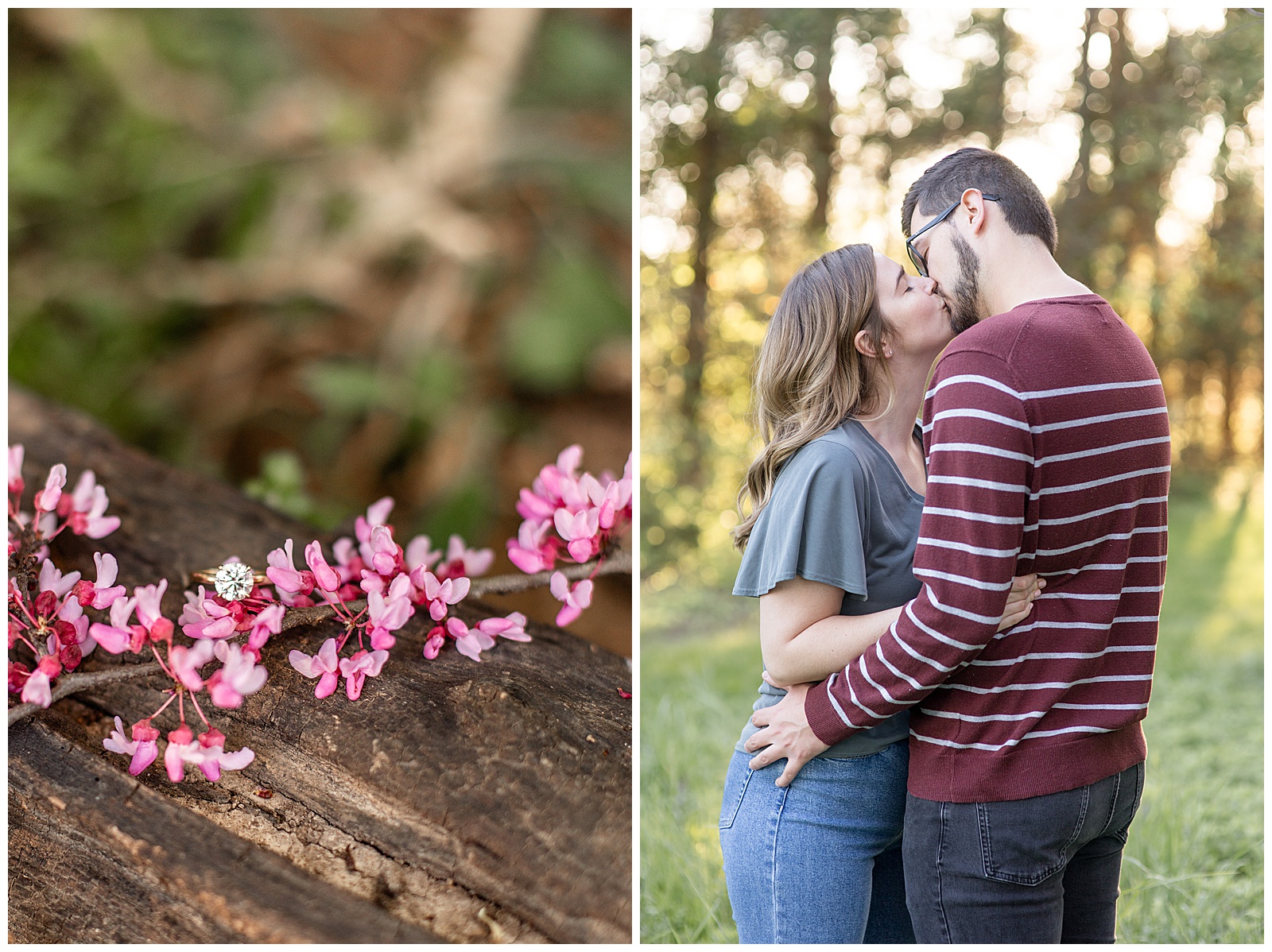 Spring Blossoms Overlook Park Engagement - heathermariephoto.com