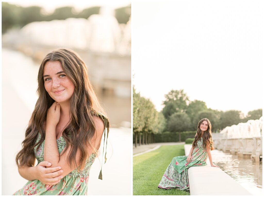 Summer Senior Session at Longwood Gardens - heathermariephoto.com