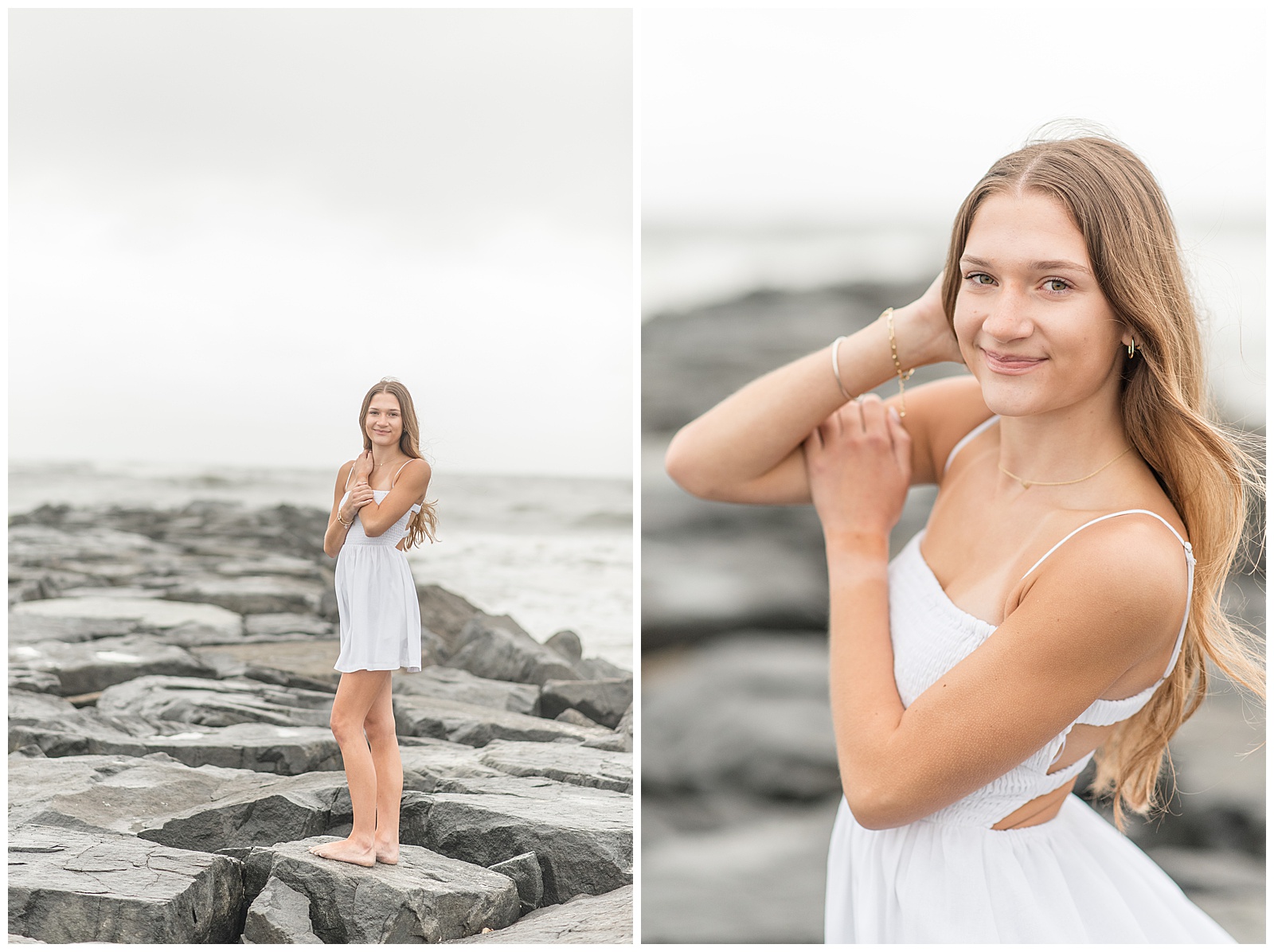 New Jersey Beach Senior Session - heathermariephoto.com