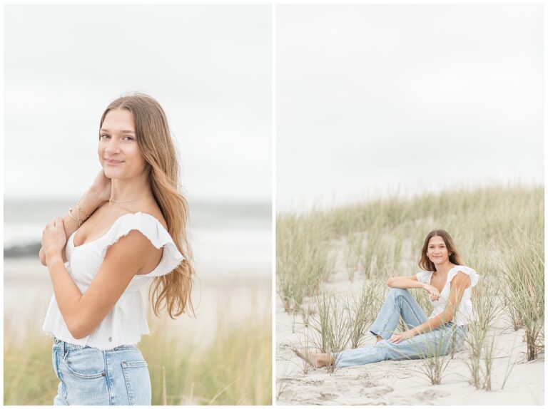 New Jersey Beach Senior Session - heathermariephoto.com
