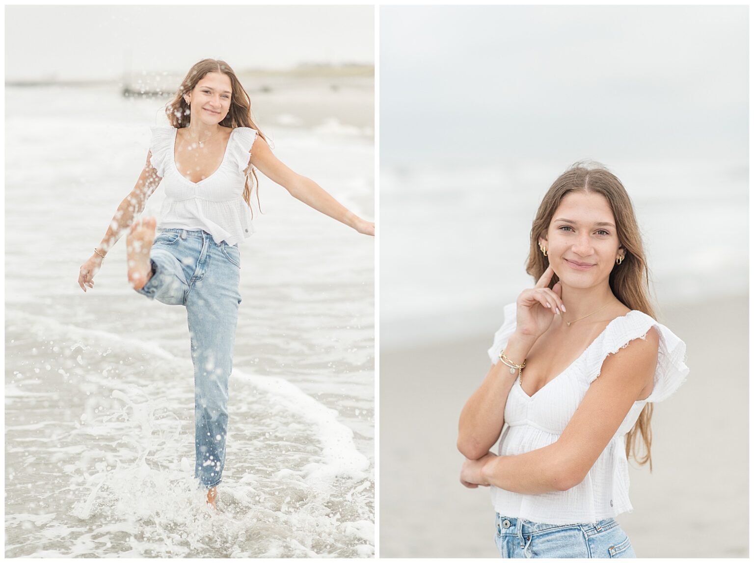 New Jersey Beach Senior Session - heathermariephoto.com