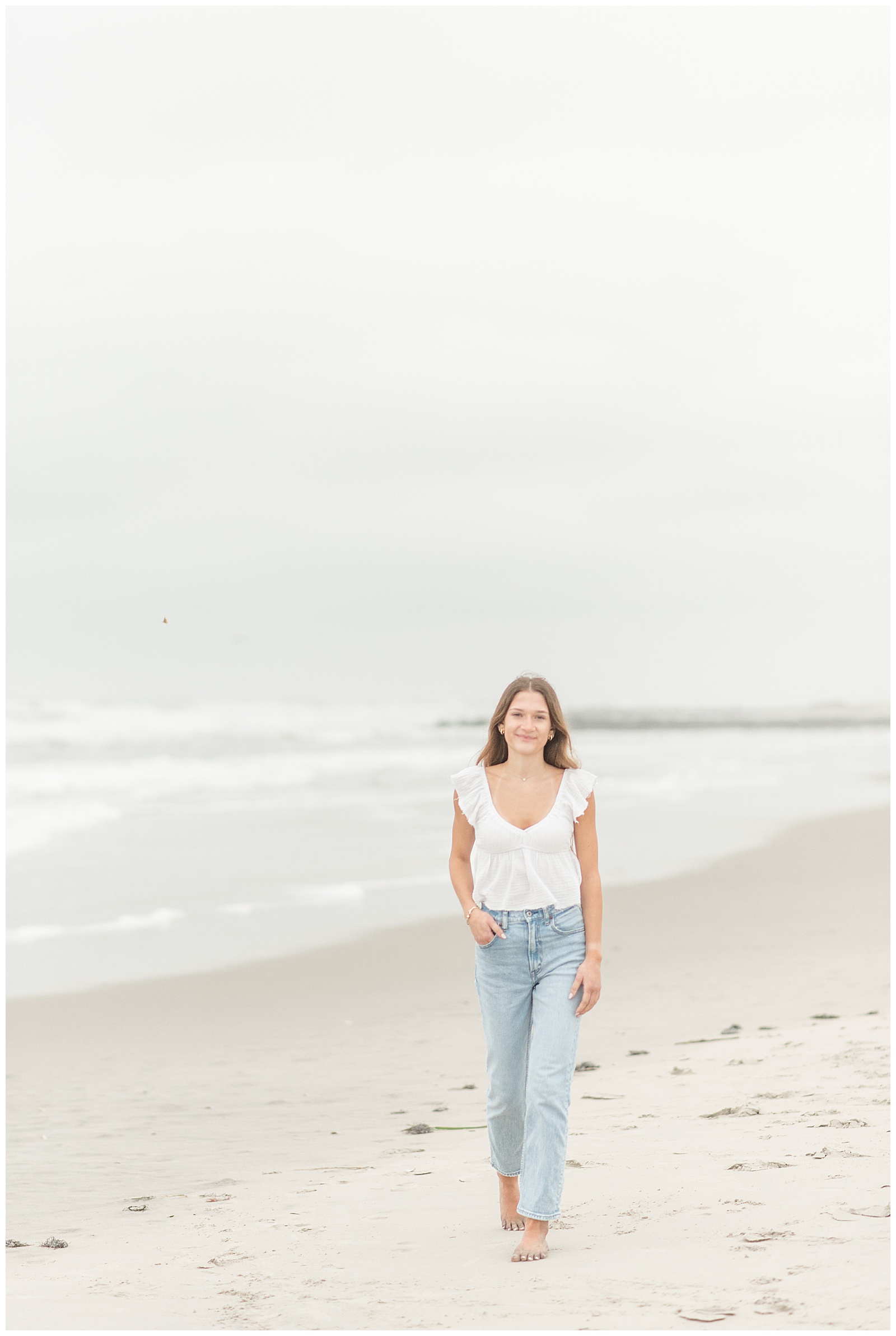 New Jersey Beach Senior Session - heathermariephoto.com