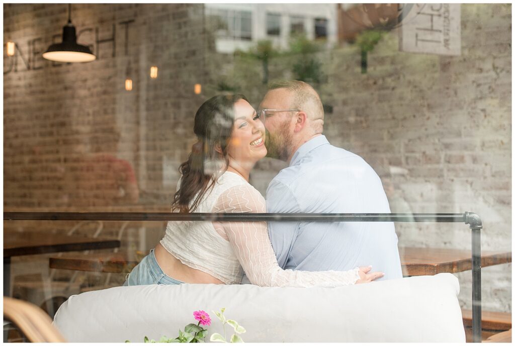 Lancaster City Engagement Session: Romantic Bars & Cozy Coffee Shops | Deanna & Dennis