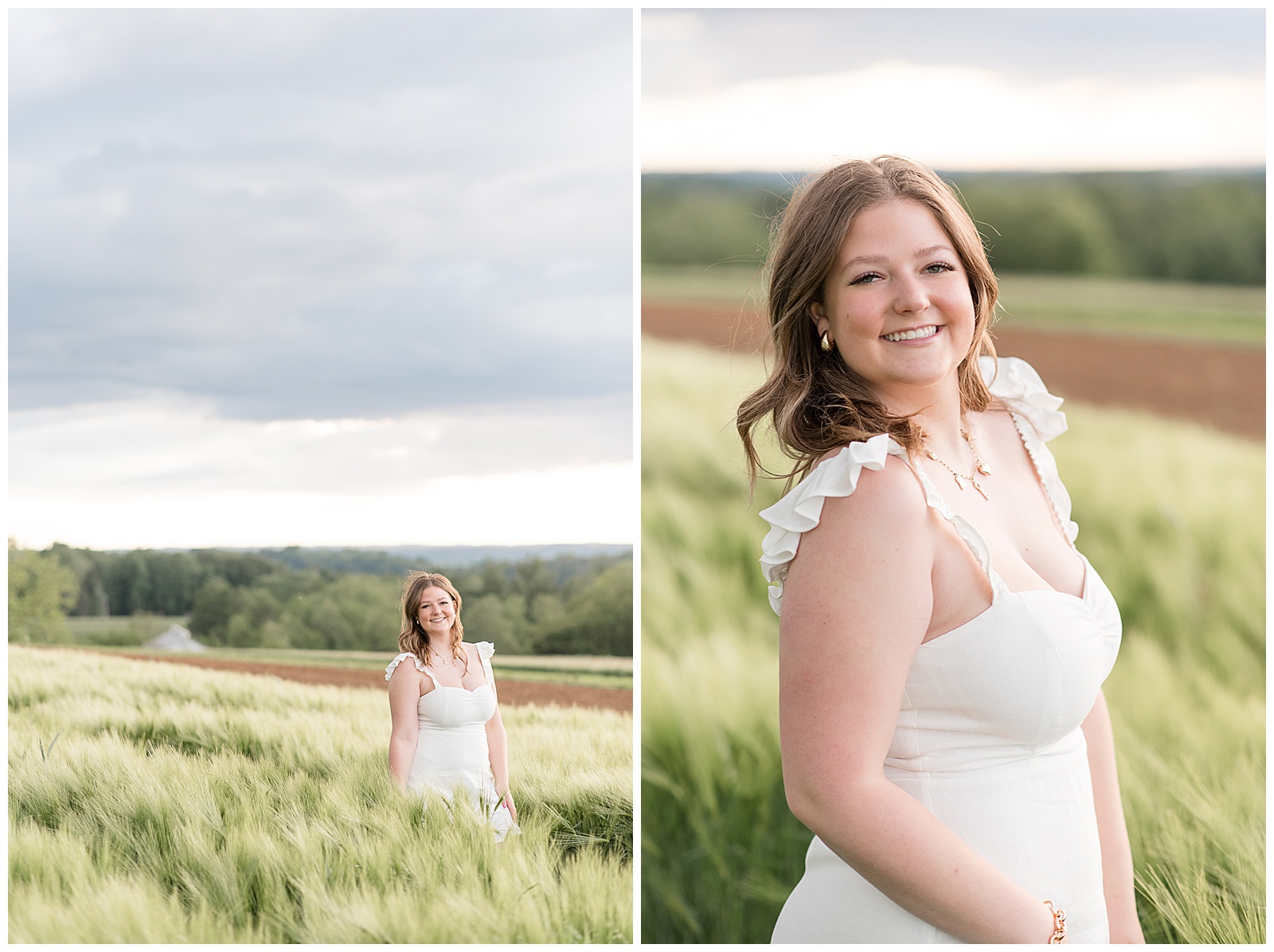 Wildflower Field Senior Session | Brynn Bennethum - heathermariephoto.com